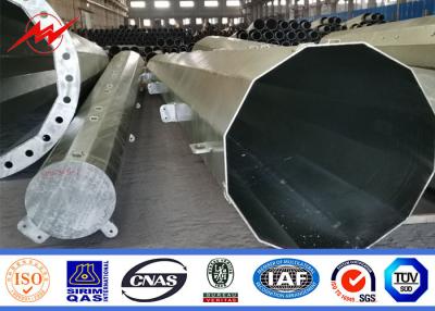 China Customized 16m 345Mpa Steel Utility Pole For Distribution Line for sale