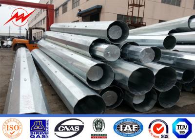 China 7-12M Electrical Power Steel Pole 10m Q235 With Hot Dip Galvanized For Transmission for sale