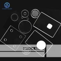 China Custom Cut Optical Glass Sheet 1mm to 6mm Thickness for Camera Lens Prism Filter for sale