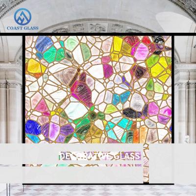Cina Chiesa di arte vetro colorato lastre divisorie 3 mm Decorazione degli interni in vendita