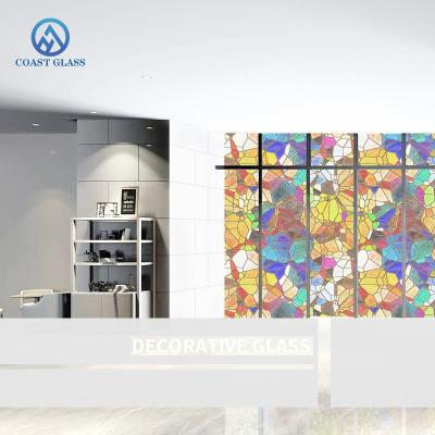 Cina Chiesa di arte vetro colorato lastre divisorie 3 mm Decorazione degli interni in vendita