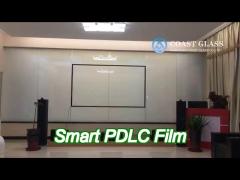 Film PDLC intelligente non autoadesivo per la funzione di protezione della privacy Spessore personalizzato