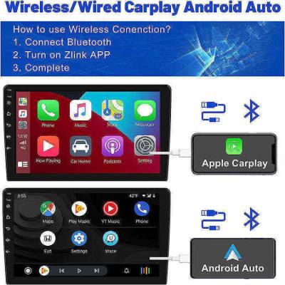中国 ユニバーサル 10.1 インチ Android 12 カーラジオ IPS タッチスクリーンと AHD 1080P カメラ 販売のため