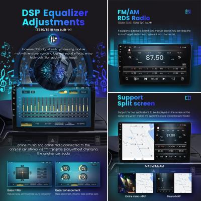 Cina TS18 TS10 7862 9Inch 4GB 6GB 8GB 128GB QLED Car Radio con 4G LTE e 360 Panorama DSP in vendita