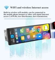 China Bluetooth Connection 1Din Car Radio Multimedia MP5 Player with Android Auto HD Screen for sale