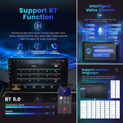 Cina 2Din Android12 Carplay GPS con Wi-Fi integrato per Volkswagen Nissan Hyundai Kia toyota in vendita