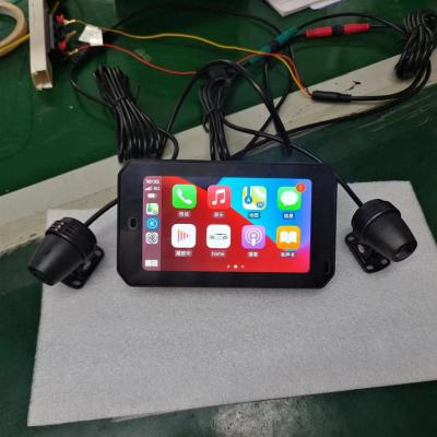 China 5 Inch Motorcycle GPS Navigation Waterproof Motor Navigator Android Auto Screen 1920*1080 for sale