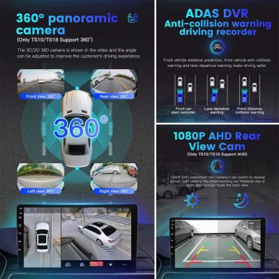 Cina Universal WIFI Audio 126G 2Din Car Radio GPS Multimedia Player per Nissan Toyota Kia in vendita