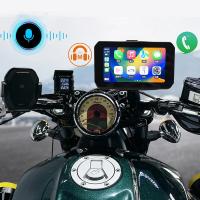China IP67 Waterproof 5 Inch IPS Screen Motorcycle GPS Navigation for CarPlay / Android Auto for sale