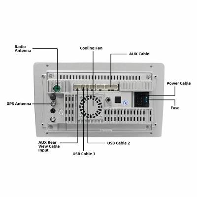 Cina Full Fit Display Screen Car Stereo 8Core TS18 Multimedia Player per il montaggio universale dell'auto in vendita