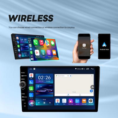 Cina Universale 9 10 pollici Doppio DIN Video per auto Android GPS 8-Core 4 64GB 4G CarPlay DSP/RDS in vendita