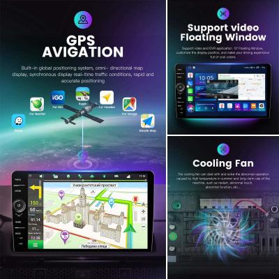 中国 2.5D IPS カー GPS ナビゲーション 9インチ Android カー ラジオ用のオート ラジオ マルチメディア プレイヤー 販売のため