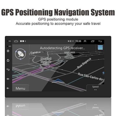 Cina schermo OLED tipo 7 pollici 1 din 2 din radio per auto Android con telecamera posteriore Wifi GPS universale in vendita