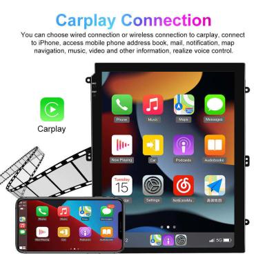 Cina 9.7 pollici schermo QLED Carplay Car Radio per Universal Android Octa Core DVD GPS Navigation Player in vendita