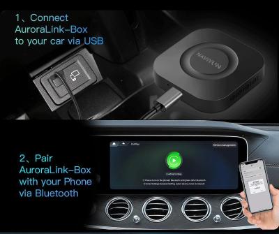 Cina 5V±0.2V 1.0A Input di alimentazione Carplay AI Box 8GB 128GB Box di streaming wireless GPS Wifi incorporato in vendita