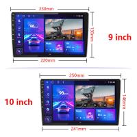China Universal 10.0 Android Car Audio Multimedia Player with GPS Navigation and Touch Screen for sale