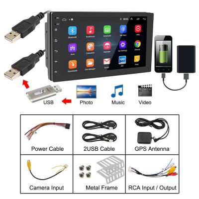 中国 ユニバーサル 9/10.1 インチ カープレイ アンドロイド GPS ナビゲーション プレイヤー ダブル 2 ディン カー ラジオ 販売のため