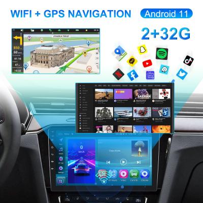 中国 9インチ 2G 32G ユニバーサル マルチメディアプレーヤー ダブルディン 2DIN 搭載のAndroid カーラジオ 販売のため