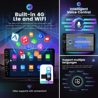 Cina Radio per auto universale con vista 360 e 256GB Qcta Core 1.8GHz 4G WiFi 5G Carplay in vendita