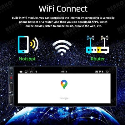 China 1G/2G RAM Car Audio FM AUX Bluetooth Carplay Android Auto 6.86'' Car Radio MP5 Player for sale