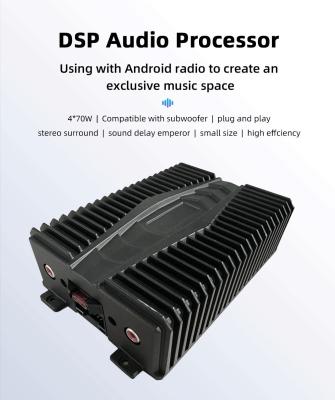 中国 12-24v電圧 4 Way DSP カーアンプ Android 向け 画面提供と性能 販売のため