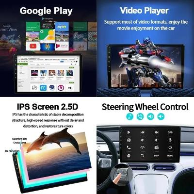 中国 12.3インチ ユニバーサル アンドロイド12 車用ステレオ ワイファイ カープレイ GPS 8 128GB タッチスクリーン ラジオ 販売のため