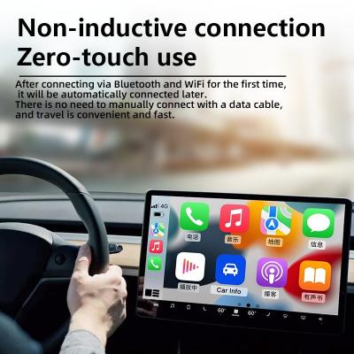 Cina CarPlay portatile Android 13 Multimedia Video Wireless Car Play Ai Box per Purificatore d'aria per auto in vendita