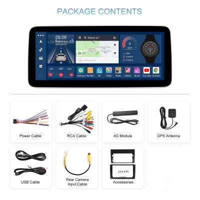 Cina Universal 12.3inch CarPlay Android GPS Navigation Player con funzione DSP Contattaci in vendita