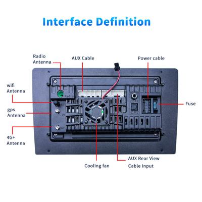 中国 1280*800 解像度 2 アンドロイド オート BT5.0 4G DSP RDS と GPS ナビゲーション付きの Din 車用ラジオ 販売のため
