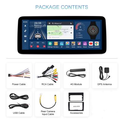 Cina 12.3 pollici Android Car Radio Stereo con CarPlay wireless e controllo del volante in vendita