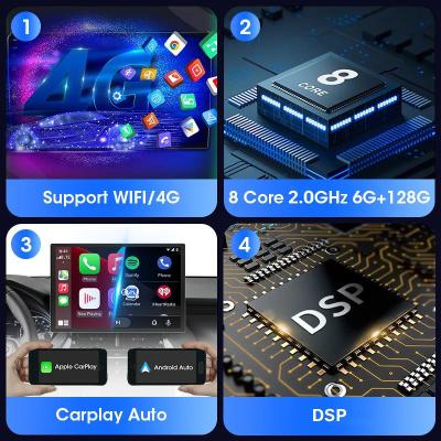 Cina 13.3 pollici Android 12 Carplay 4G GPS Navigation per Chevrolet Silverado GMTK2 2013-2018 Multimedia Player in vendita