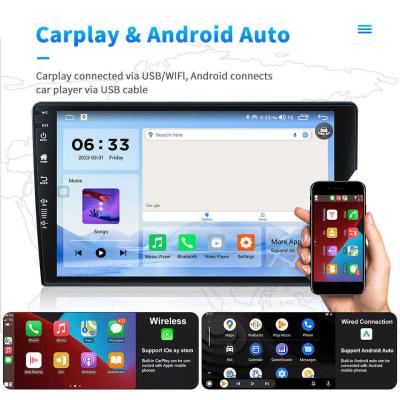 China Dashboard Placement 10 Inch 2.5D-IPS Screen Car Radio with Bluetooth and Navigation GPS for sale