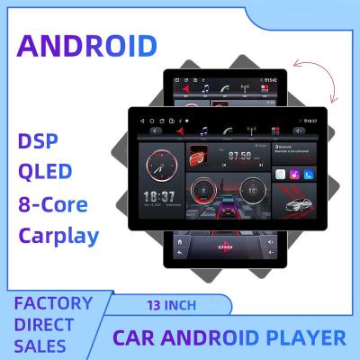 Cina Universal 1 Din 13 Inch Car DVD Player Android Autoradio con Rotation Touch Screen in vendita