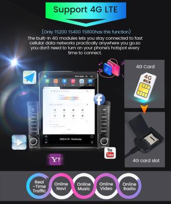 Cina Universal Android Auto Car Radio 9,5' Vertical Screen FM IPS Carplay MP5 Car Player in vendita