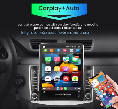 Cina Universal Car Model 9.7 inch 2 din Double Din Android 12 Car DVD Player con GPS e Bluetooth in vendita
