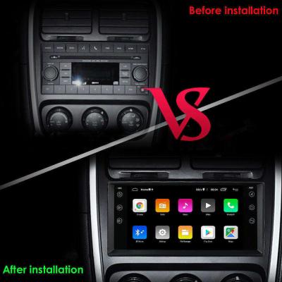 Cina Autoradio universale anno 2 Din 7 pollici Carplay Autoradio Touch Screen Navigazione Android Lettore Dvd per auto doppio Din in vendita