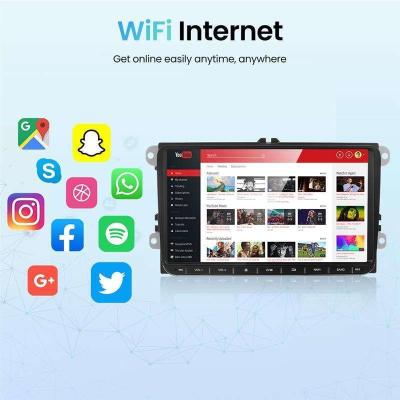 Cina Supporto Android Auto 9 pollici touch screen Car stereo DVD player per VW Passat B6/Polo in vendita