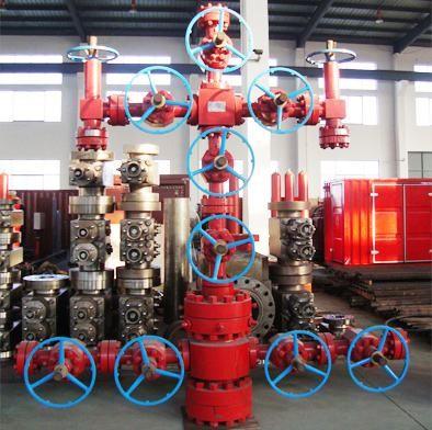 China Hot ! API 6A Oilfield Wellhead Oil X-Mas Tree for Oil and Gas Well ,4-1/16