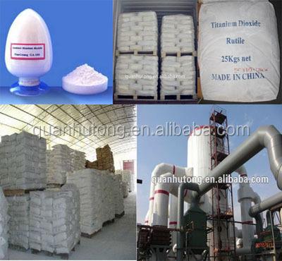 China Titaniumdioxide Rutile 99% industrieel TiO2-pigmentpoeder Te koop