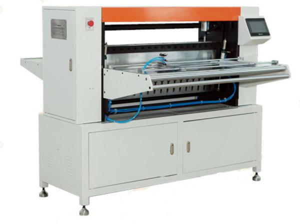 Μηχανή κατασκευής φίλτρων HVAC ελέγχου PLC 800mm πλάτος πίνακα μαχαίρι πλέξιμο μηχανή