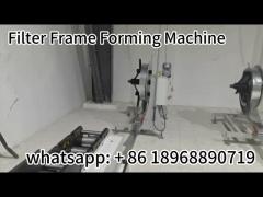 2.2KW Filtro de Saco Máquina de Formação de Quadro Externo Galvanizado bobina Filtro de Ar HVAC Tipo