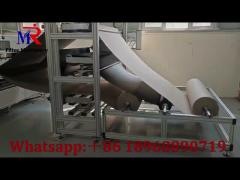 Filter Paper Knife Pleating Machine 1250mm Width PLC Control System