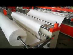 380 V 3,5 m breed mes pleatmachine 0 - 85 pleat/min
