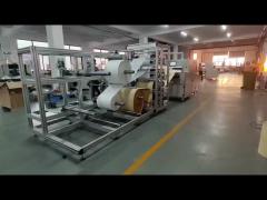 Línea de producción de filtros ajustables de 3 mm Máquina automática de corte de pliegues de filtros