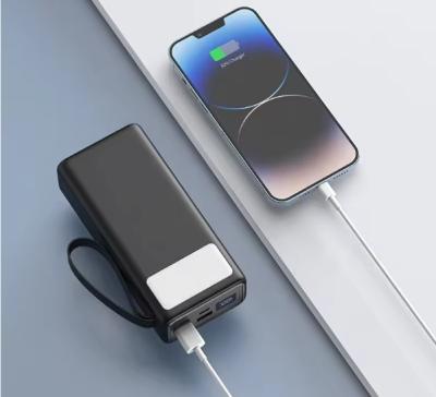 China 2024 new trending 30000mAh power bank li-polymer 4 usb high capacity mobile phone external battery charger for sale