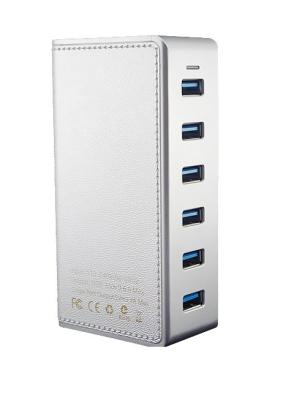China 50 Walt 2.4A 6 Port USB Charger , Multi Way USB Charger For IPhone / IPad for sale