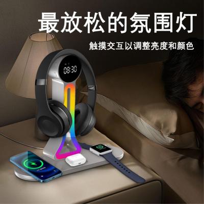 China 3 in 1 Wireless Charger ,Magnetic Wireless Charger 15W Wireless Charging for iPhone for IWatch for Earphone for sale
