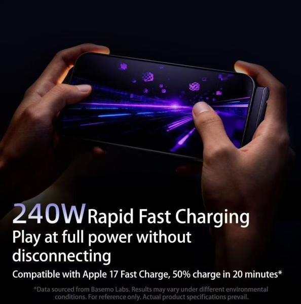 Quality 240W Mobile Phone Holder Bracket Data Cable with Pure Copper Super Fast Charging for sale