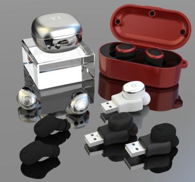 Cina Capacità materiale della batteria del mini di dimensione PC senza fili impermeabile di Earbuds grande in vendita