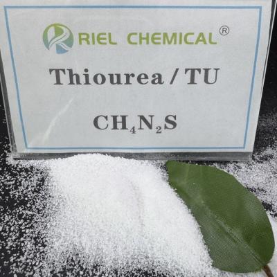 China CAS 62566 55.12 Lb TU White Crystal Thiourea 99 Particle For White Crystal Particle for sale